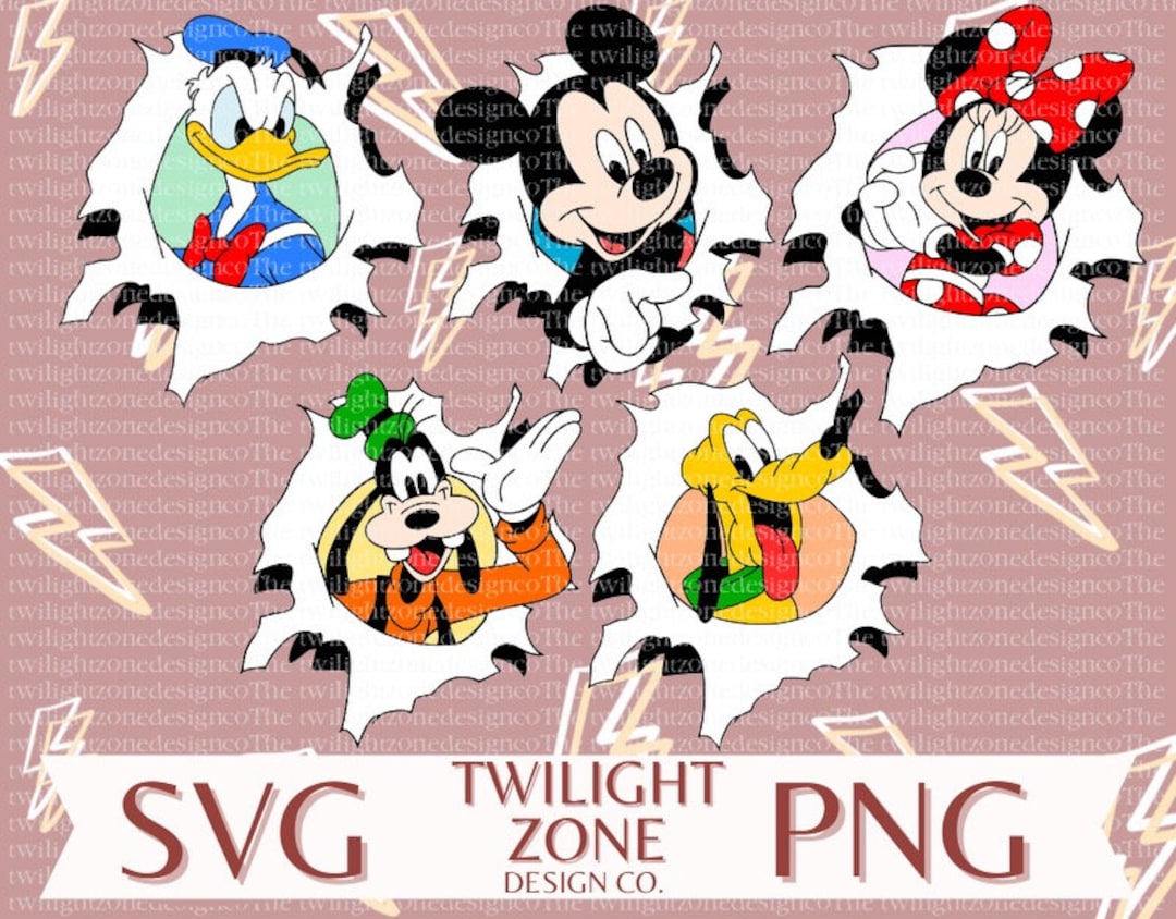 Peek a Boo Characters SVG | Easy Cut File for Cricut, Layered by Colour ...