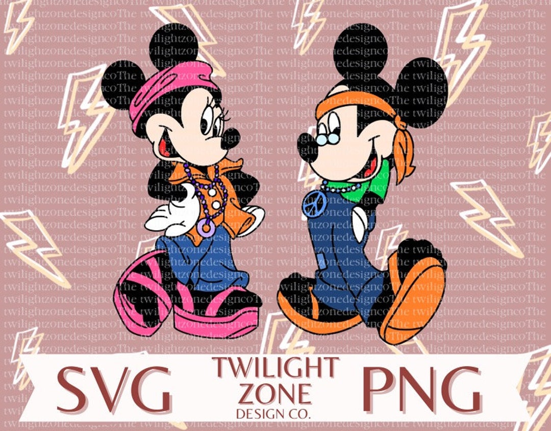 Groovy Mice SVG | Easy Cut File for Cricut, Layered by Colour. PNG ...