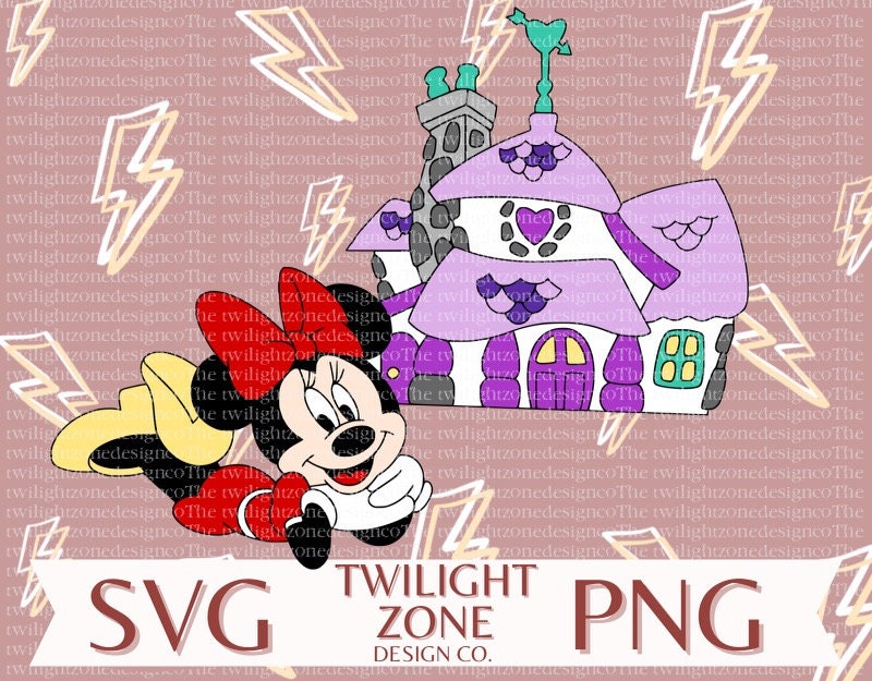 Mouse House SVG Easy Cut File for Cricut, Layered by Colour. PNG Colour ...