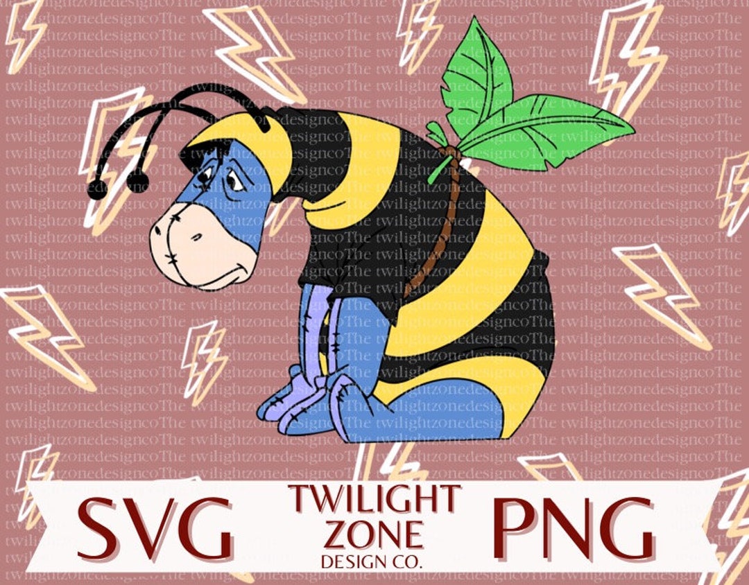 Donkey Bee SVG | Easy Cut File for Cricut, Layered by Colour. PNG ...