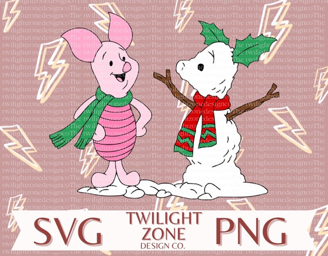 Snow Pig SVG | Easy Cut File for Cricut, Layered by Colour. PNG ...