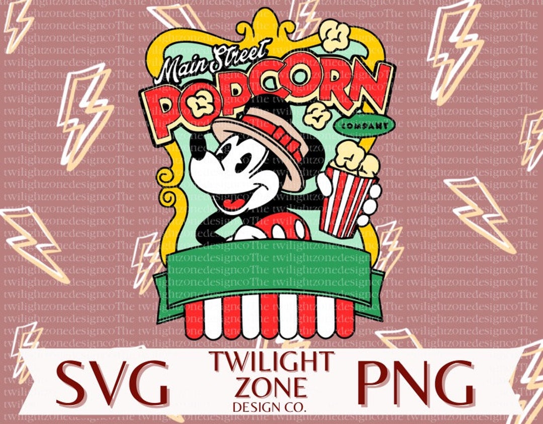 Popcorn SVG Easy Cut File for Cricut Layered by Colour. PNG - Etsy