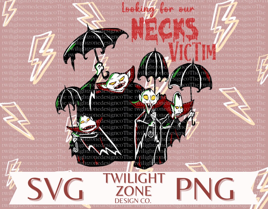 Necks Victim SVG | Easy Cut File for Cricut, Layered by Colour. PNG ...