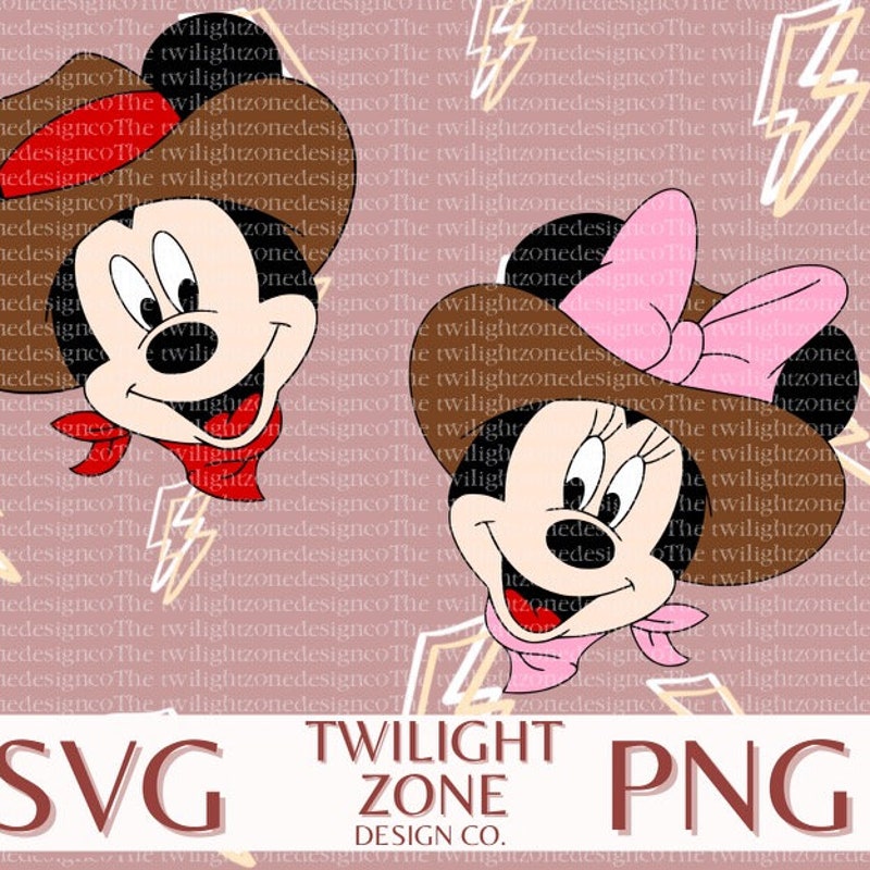 Cowboy Minnie Mouse - Etsy