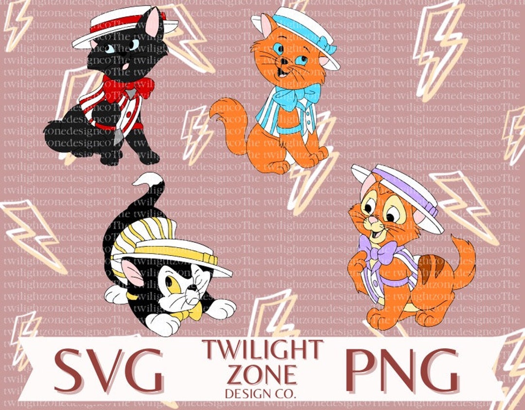 Dapper Cats SVG | Easy Cut File for Cricut, Layered by Colour. PNG ...