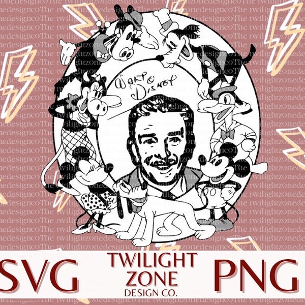 Walt Svg - Etsy