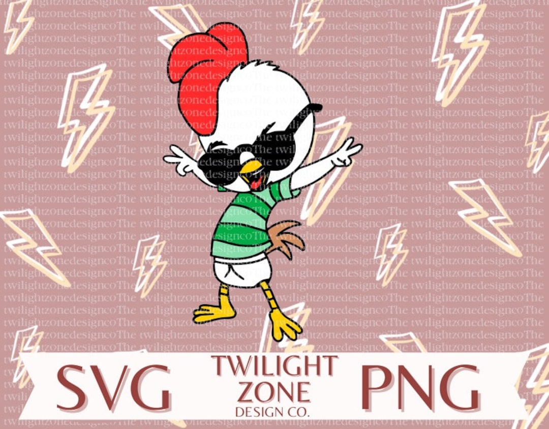 Chicken Little SVG | Easy Cut File for Cricut, Layered by Colour. PNG ...