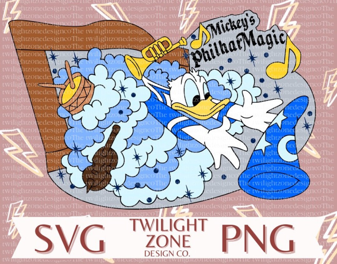 Philhar Magic SVG | Easy Cut File for Cricut, Layered by Colour. PNG ...