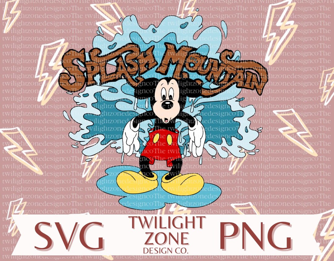 Splash Mouse SVG | Easy Cut File for Cricut, Layered by Colour. PNG ...