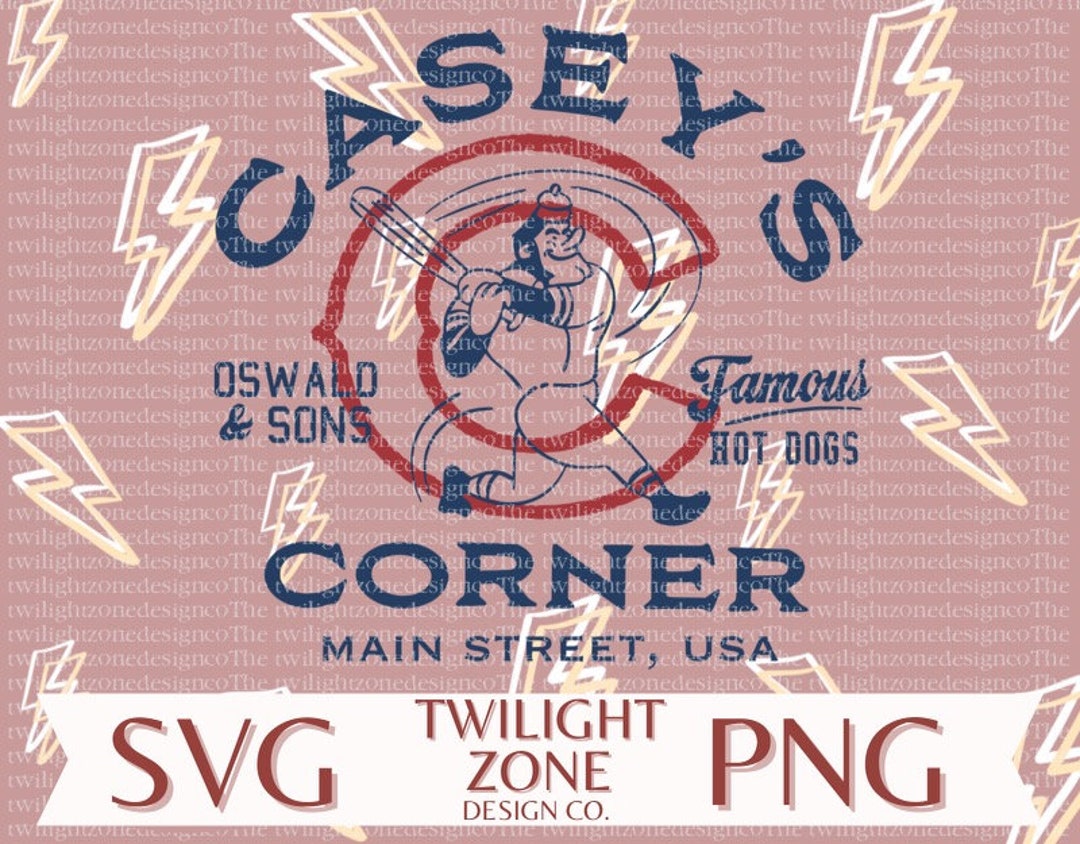 Caseys Corner SVG | Easy Cut File for Cricut, Layered by Colour. PNG ...