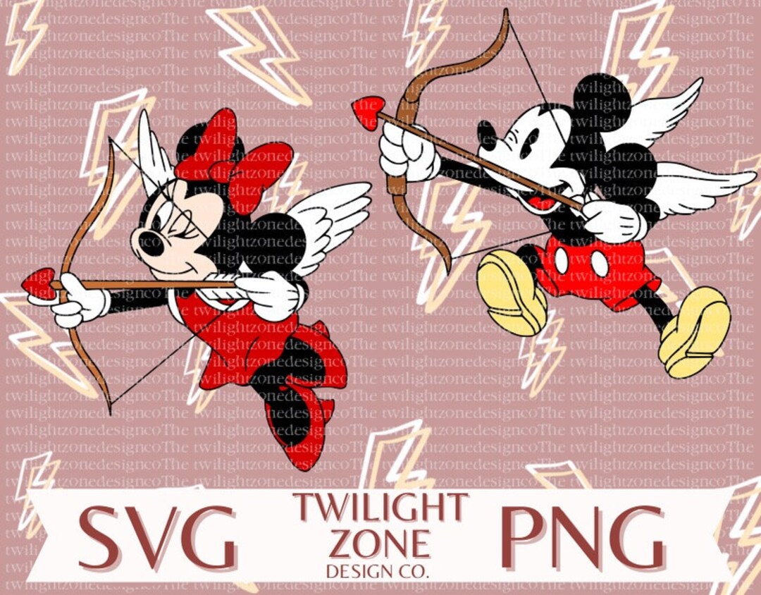Cupid Mice SVG | Easy Cut File for Cricut, Layered by Colour. PNG ...