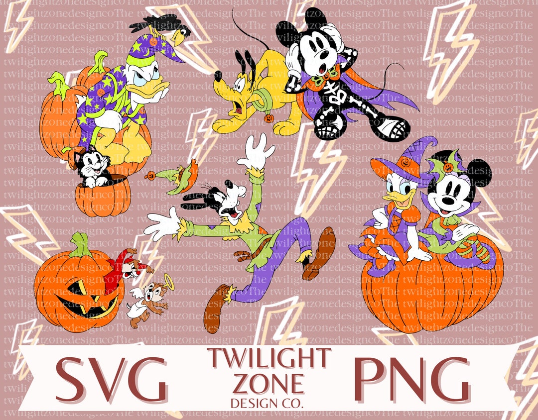 Halloween Characters SVG | Easy Cut File for Cricut, Layered by Colour ...