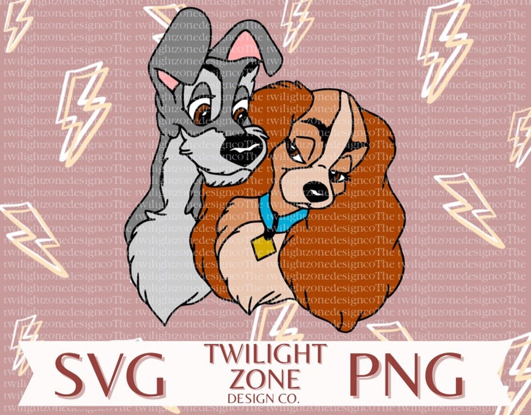 Lady and the Tramp SVG | Easy Cut File for Cricut, Layered by Colour ...