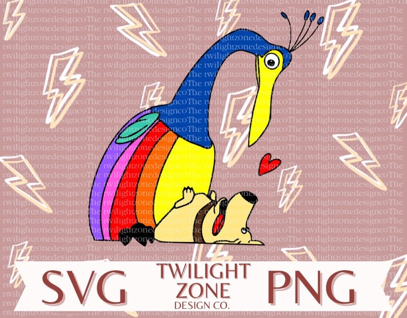 Kevin and Dug SVG | Easy Cut File for Cricut, Layered by Colour. PNG ...