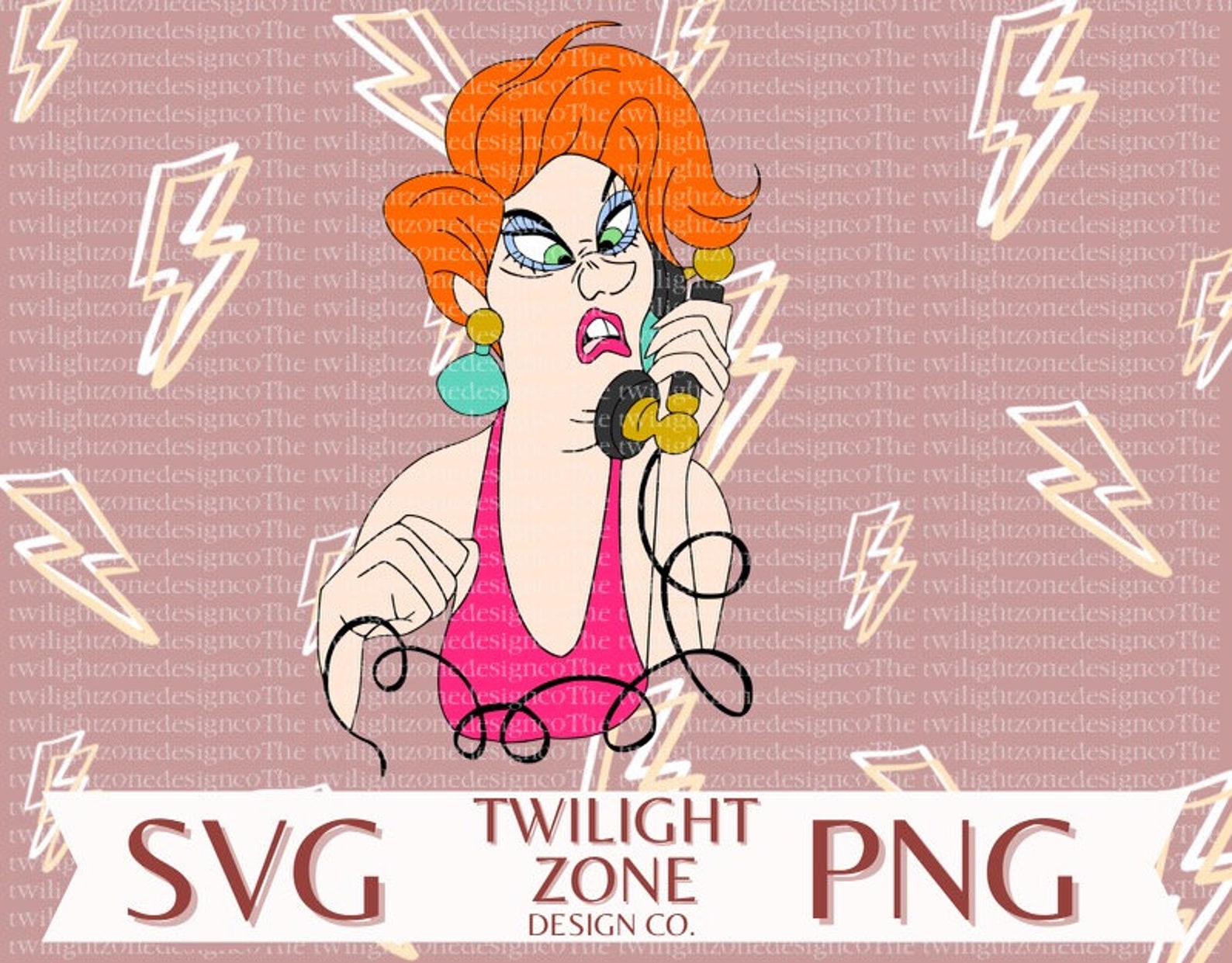 Madame Medusa SVG Easy Cut File for Cricut, Layered by Colour. PNG ...