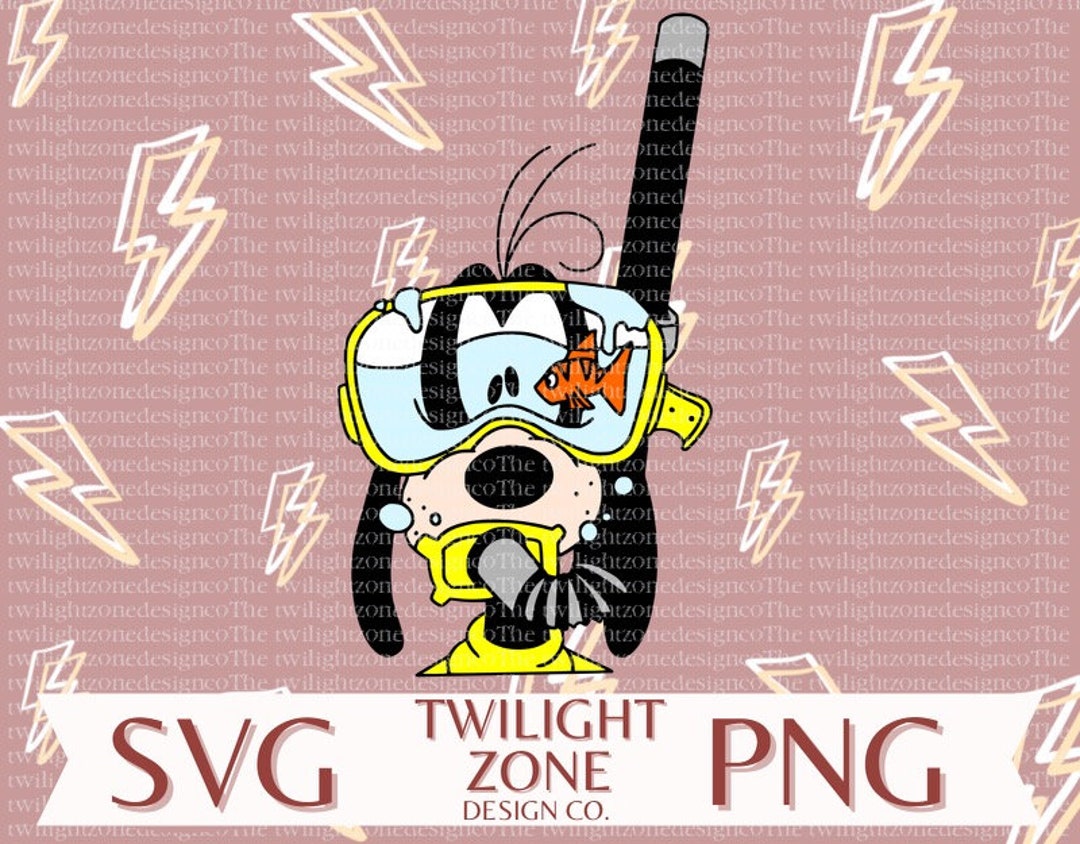 Diving Goof SVG | Easy Cut File for Cricut, Layered by Colour. PNG ...