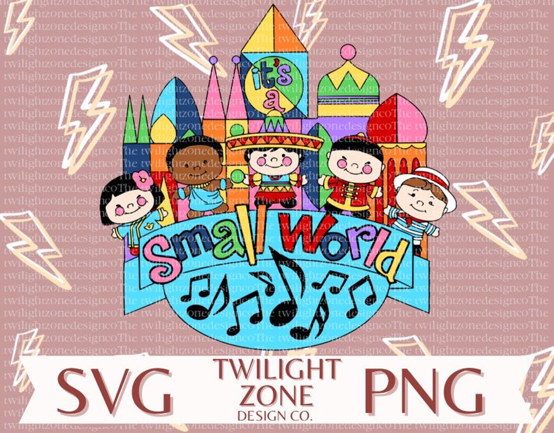 Small World SVG | Easy Cut File for Cricut, Layered by Colour. PNG ...