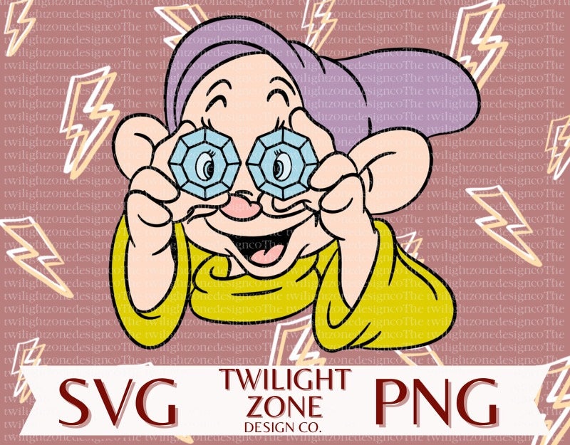 Diamond Dwarf SVG | Easy Cut File for Cricut, Layered by Colour. PNG ...