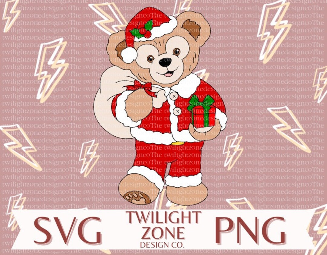 Santa Duffy SVG | Easy Cut File for Cricut, Layered by Colour. PNG ...