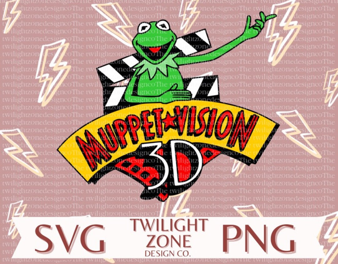 Muppet Vision SVG | Easy Cut File for Cricut, Layered by Colour. PNG ...