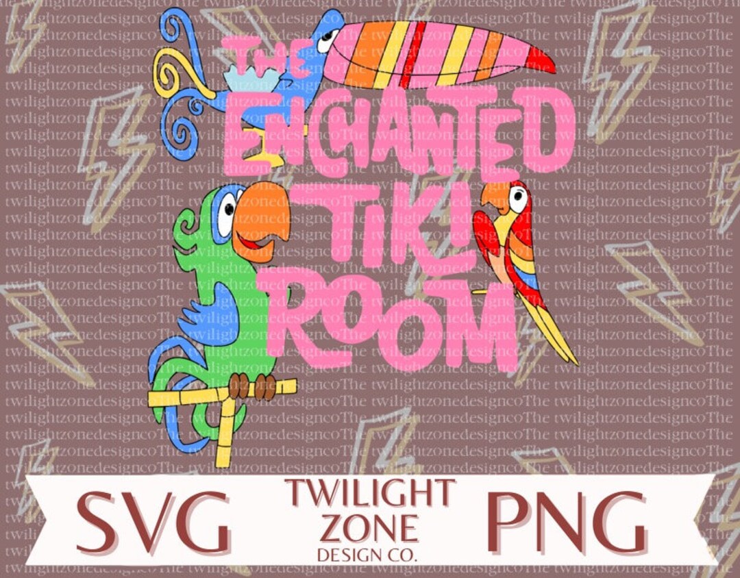 Tiki Birds SVG | Easy Cut File for Cricut, Layered by Colour. PNG ...