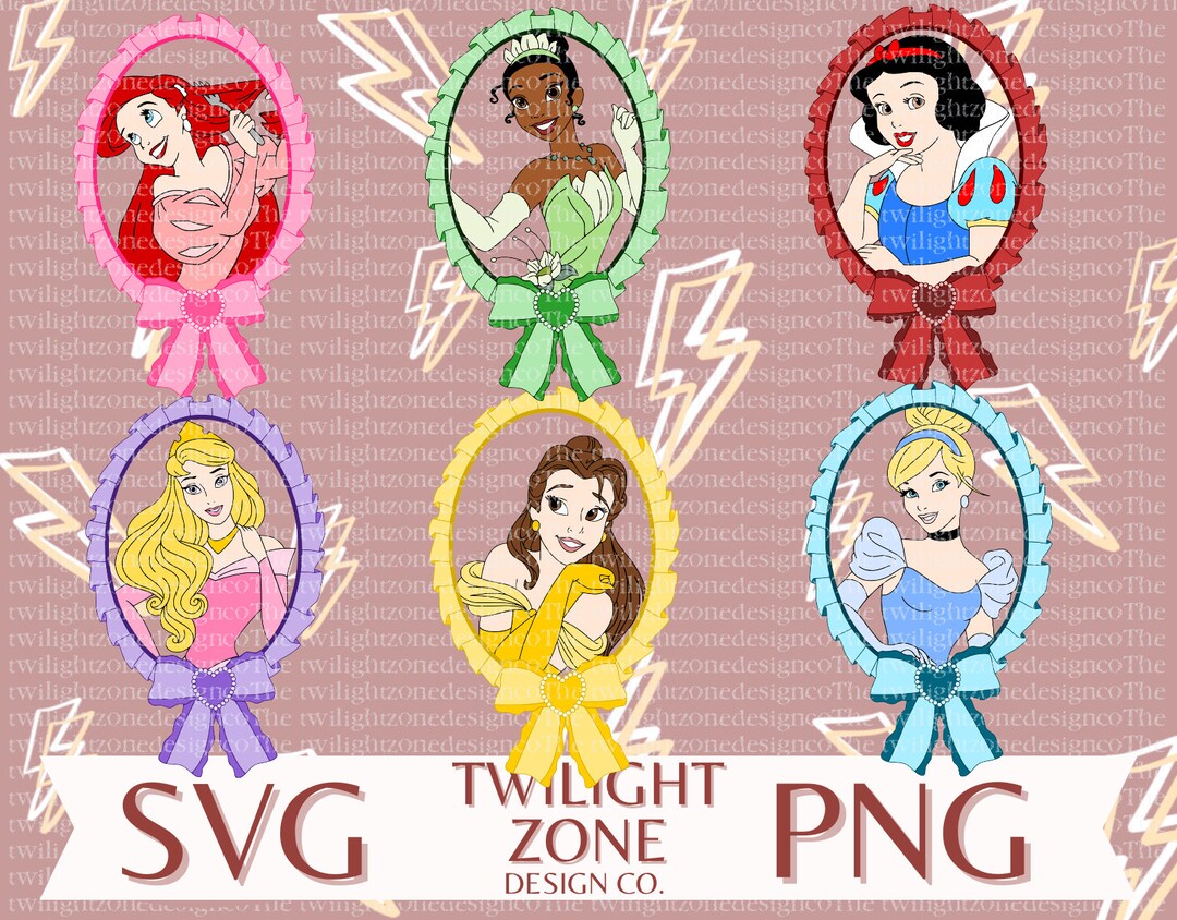 Coquette Princesses SVG | Easy Cut File for Cricut, Layered by Colour ...