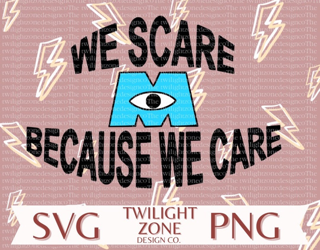 We Scare SVG | Easy Cut File for Cricut, Layered by Colour. PNG ...
