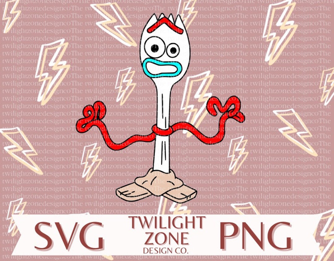 Fork Toy SVG | Easy Cut File for Cricut, Layered by Colour. PNG ...