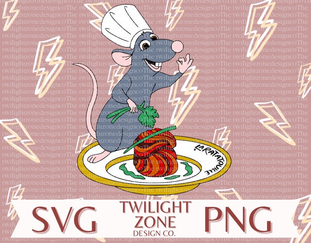 Rat Chef SVG | Easy Cut File for Cricut, Layered by Colour. PNG ...