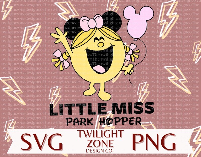 Park Hopper SVG | Easy Cut File for Cricut, Layered by Colour. PNG ...