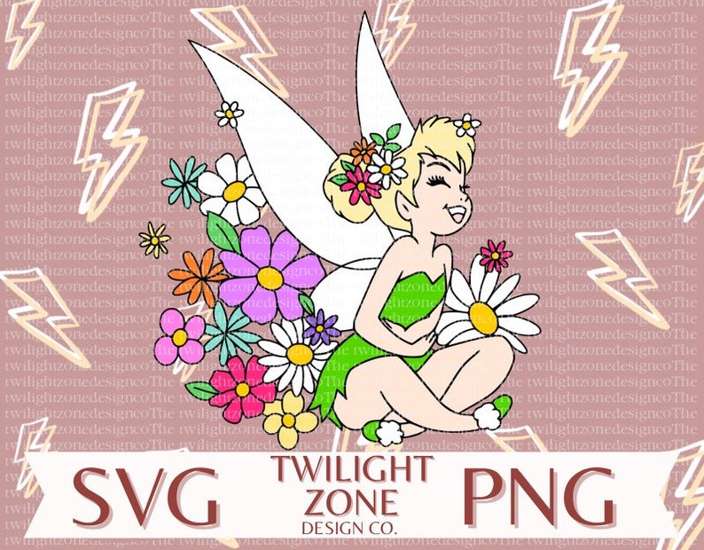 Spring Pixie SVG Easy Cut File for Cricut, Layered by Colour. PNG ...