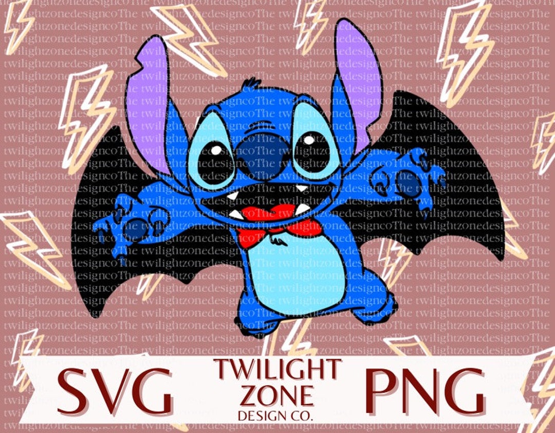 Vampire Stitch SVG | Easy Cut File for Cricut, Layered by Colour. PNG ...