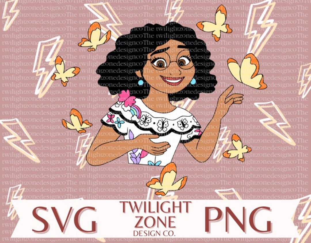 Mirabel SVG Easy Cut File for Cricut, Layered by Colour. PNG Colour ...