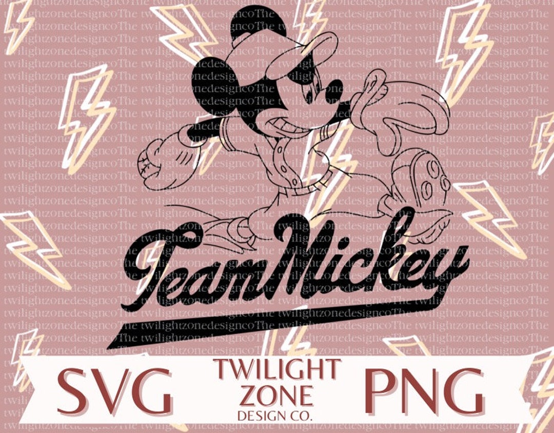 Team Mouse SVG | Easy Cut File for Cricut, Layered by Colour. PNG ...