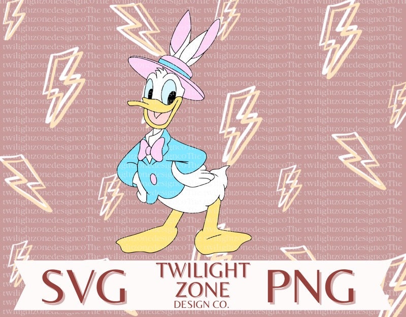 Easter Duck Blue SVG Easy Cut File for Cricut, Layered by Colour. PNG ...