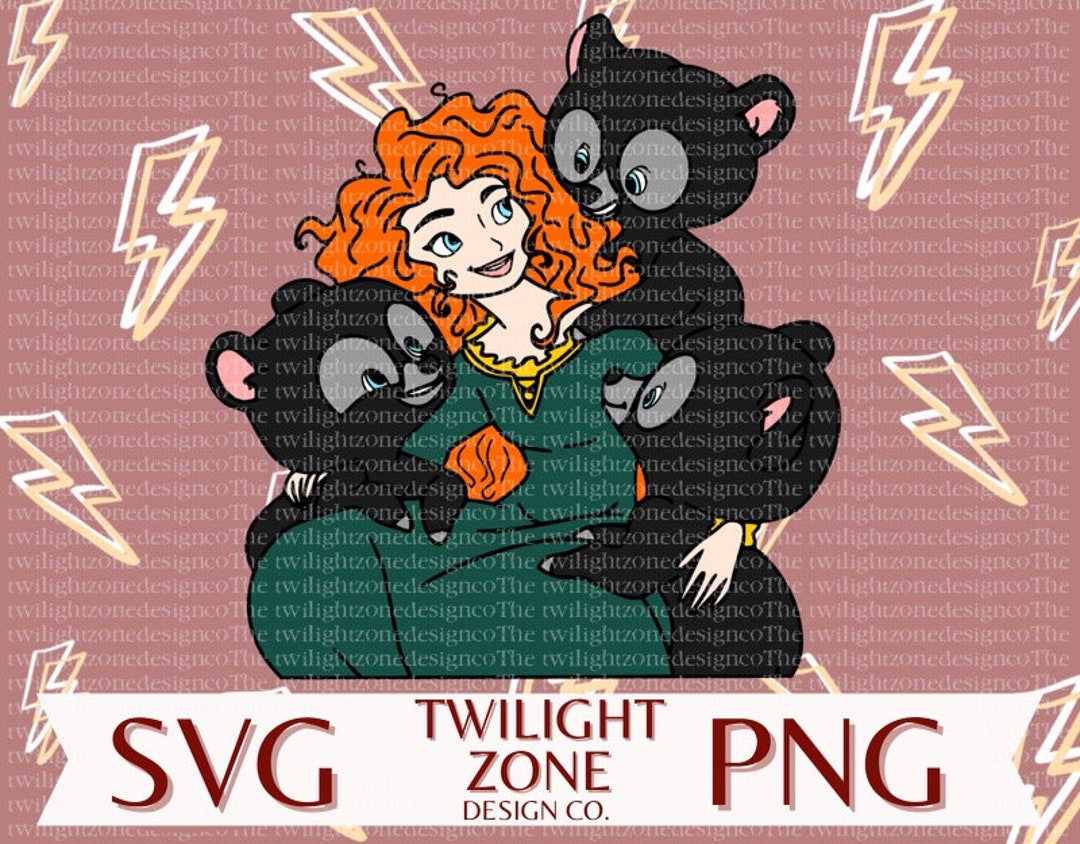 Brave SVG Easy Cut File for Cricut, Layered by Colour. PNG Colour File ...