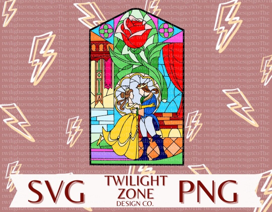 Enchanted Stained Glass SVG | Easy Cut File for Cricut, Layered by ...