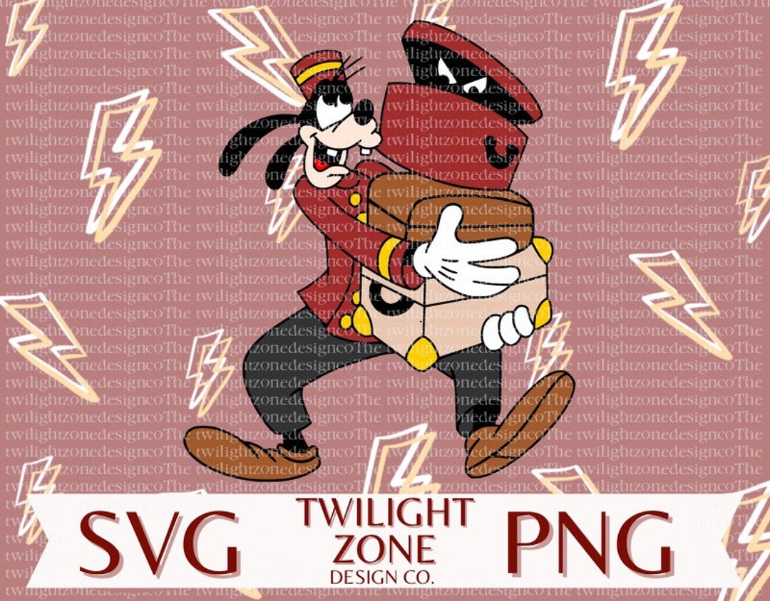 Bellhop Goof SVG | Easy Cut File for Cricut, Layered by Colour. PNG ...