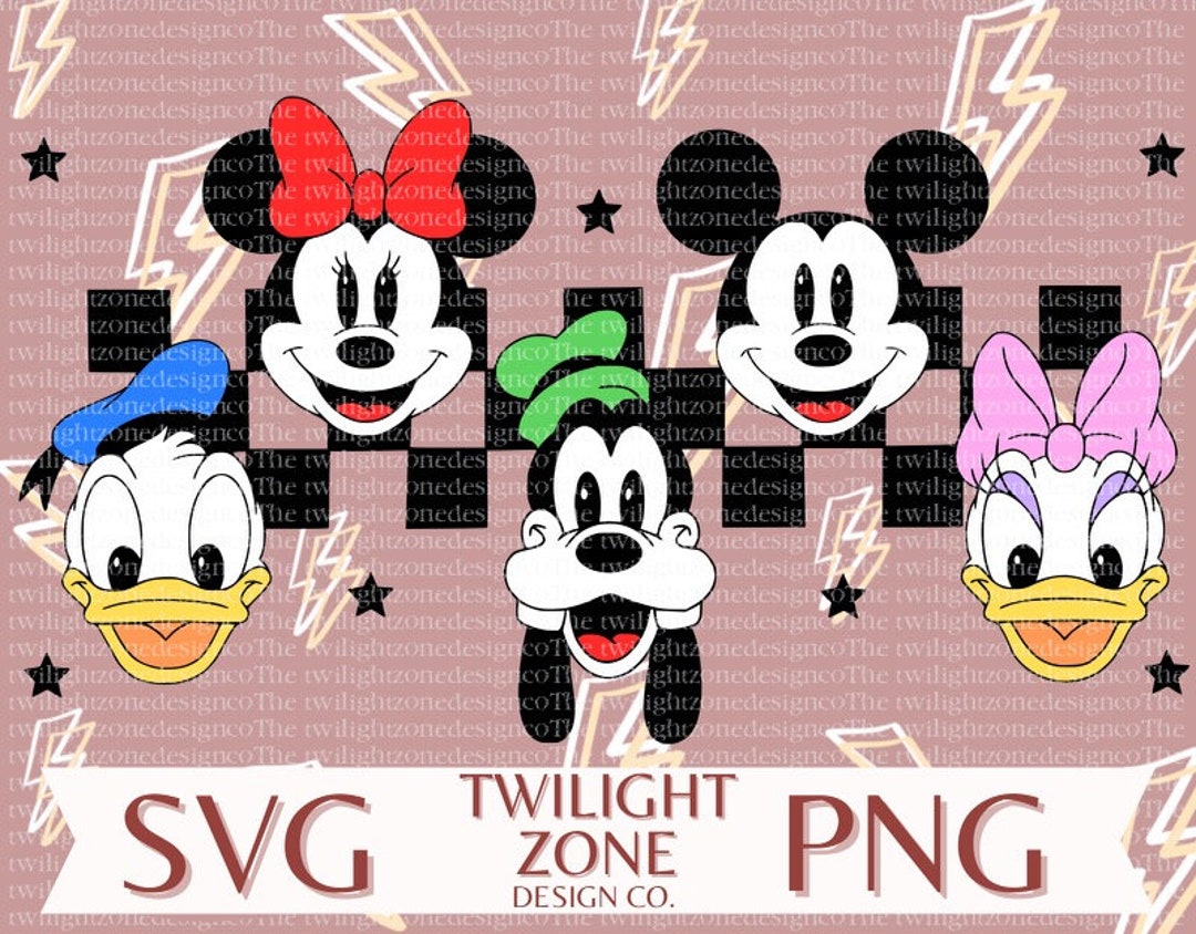 Fab Five SVG Easy Cut File for Cricut, Layered by Colour. PNG Colour ...