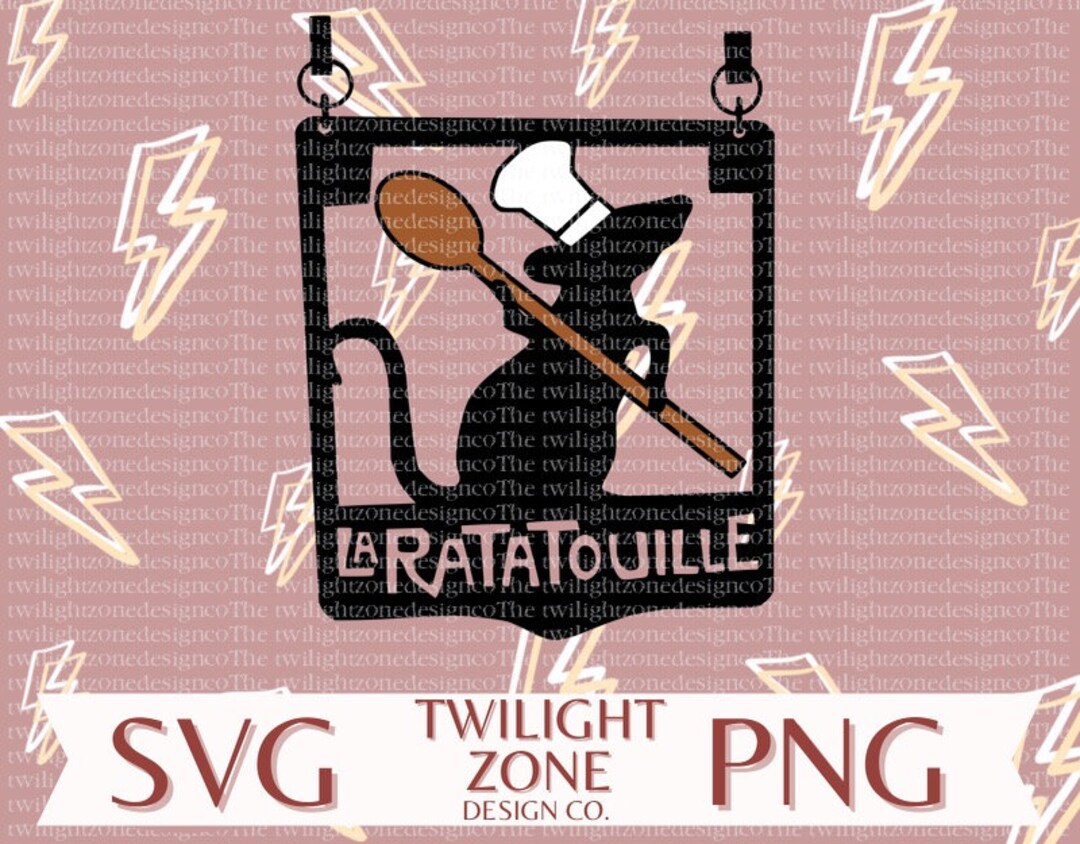 Rat Cafe Sign SVG | Easy Cut File for Cricut, Layered by Colour. PNG ...