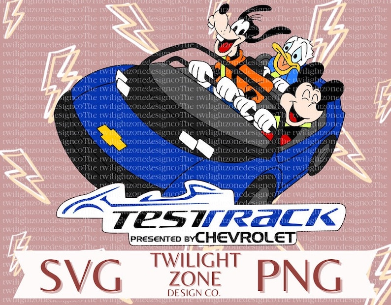 Test Track SVG | Easy Cut File for Cricut, Layered by Colour. PNG ...