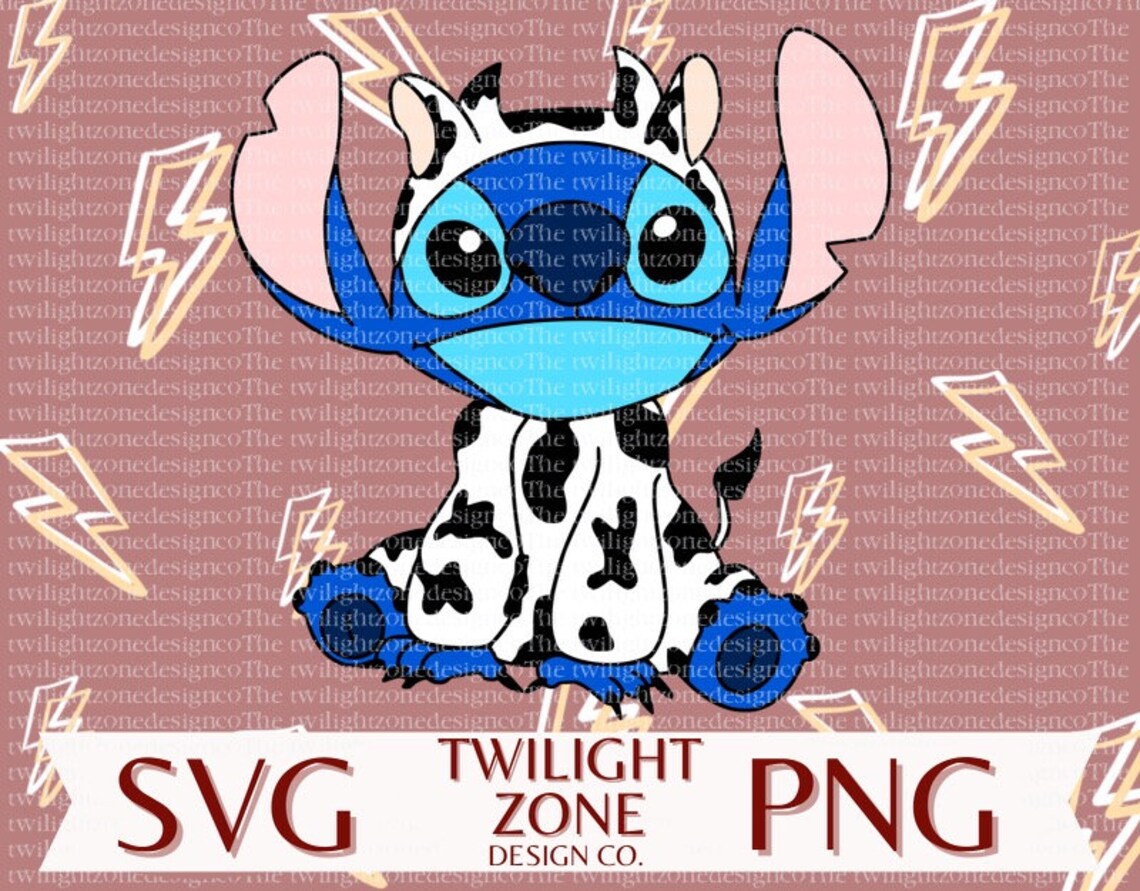Cow Stitch SVG | Easy Cut File for Cricut, Layered by Colour. PNG ...