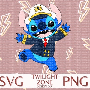 Captain Stitch SVG | Easy Cut File for Cricut, Layered by Colour. PNG ...