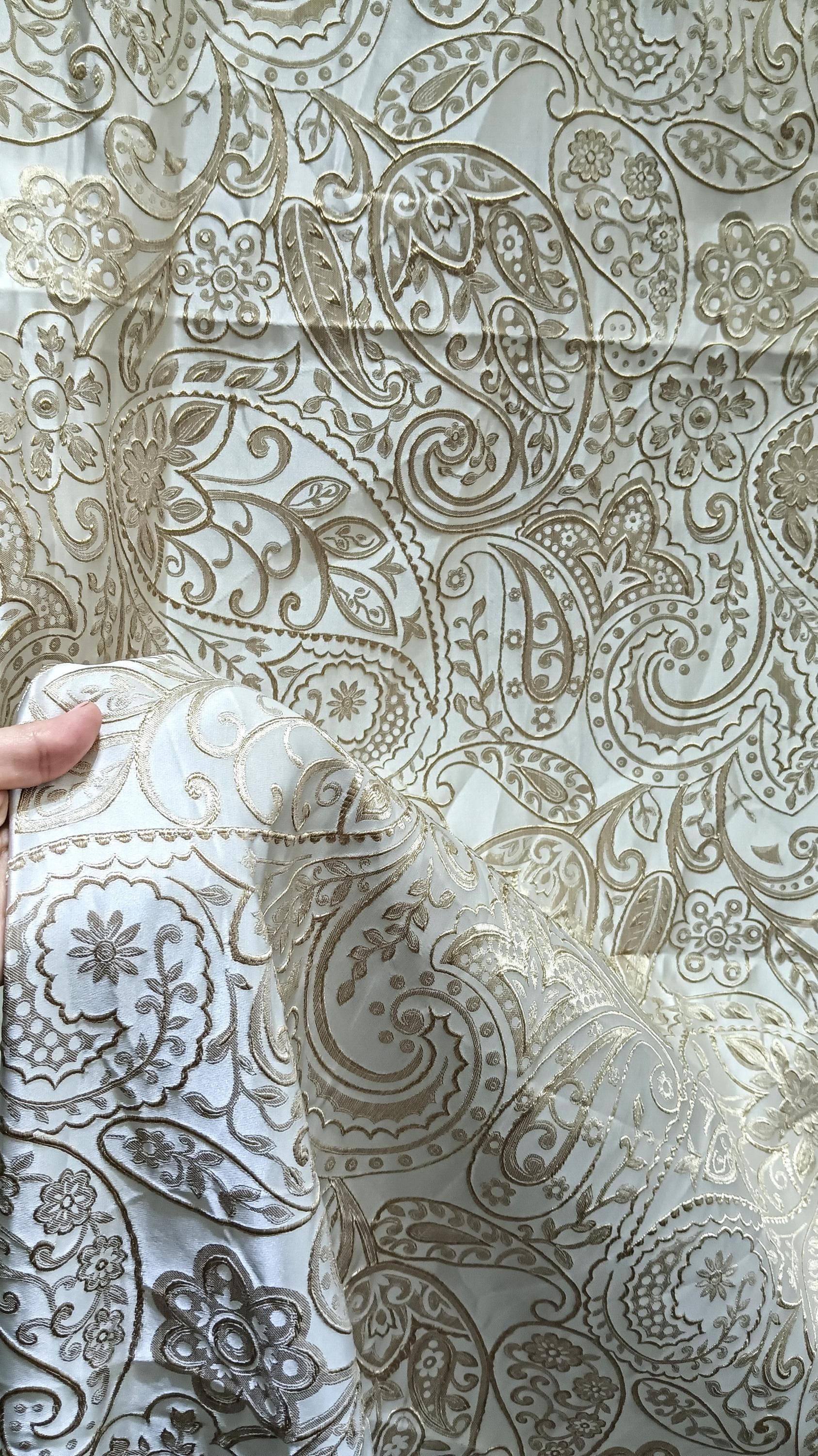 New Gold Pattern in 3 Colors Hand Made Elegant Gold Pattern Jacquard ...