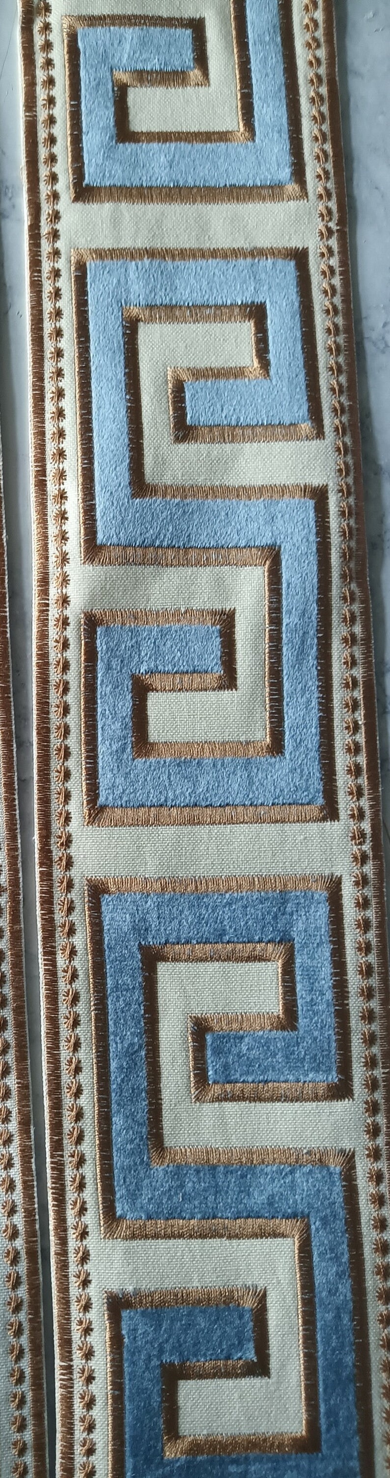 High Quality 3D Edge Curtain Border Tape Curtain Trim, Greek Key Trim ...