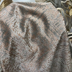 High Grade Gray Coffee Jacquard Thickened Chenille Hollowed Out ...