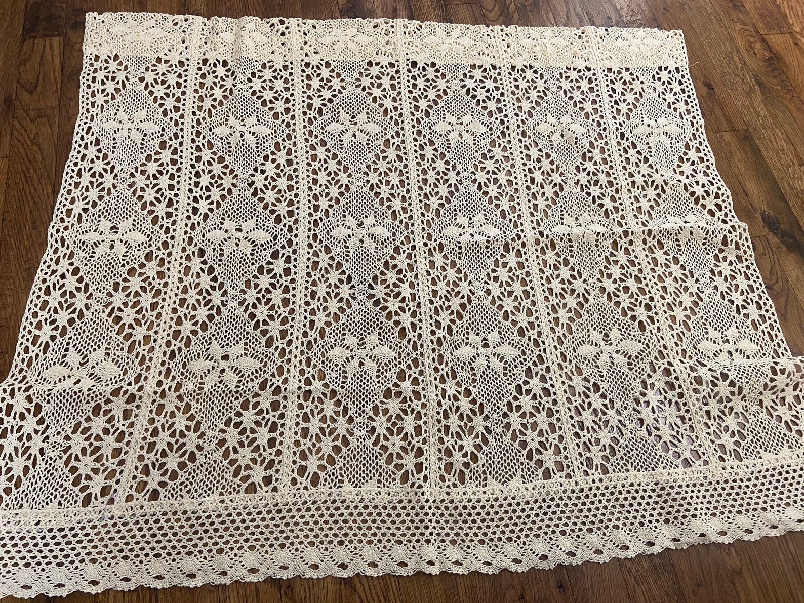 Macrame Crochet Curtains, Custom Made, Custom Size Drape for Balcony ...