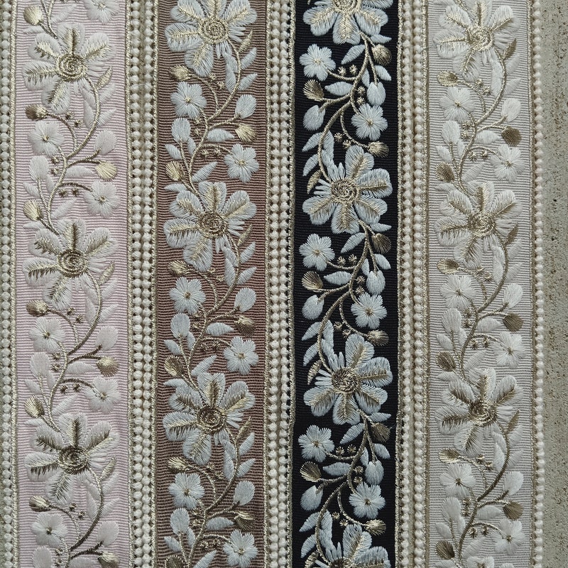 Linen Drapes With Trim - Etsy