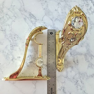 Gold Double Twist Rod Luxury Twisted Rod Heavy Duty Handmade Crystal ...