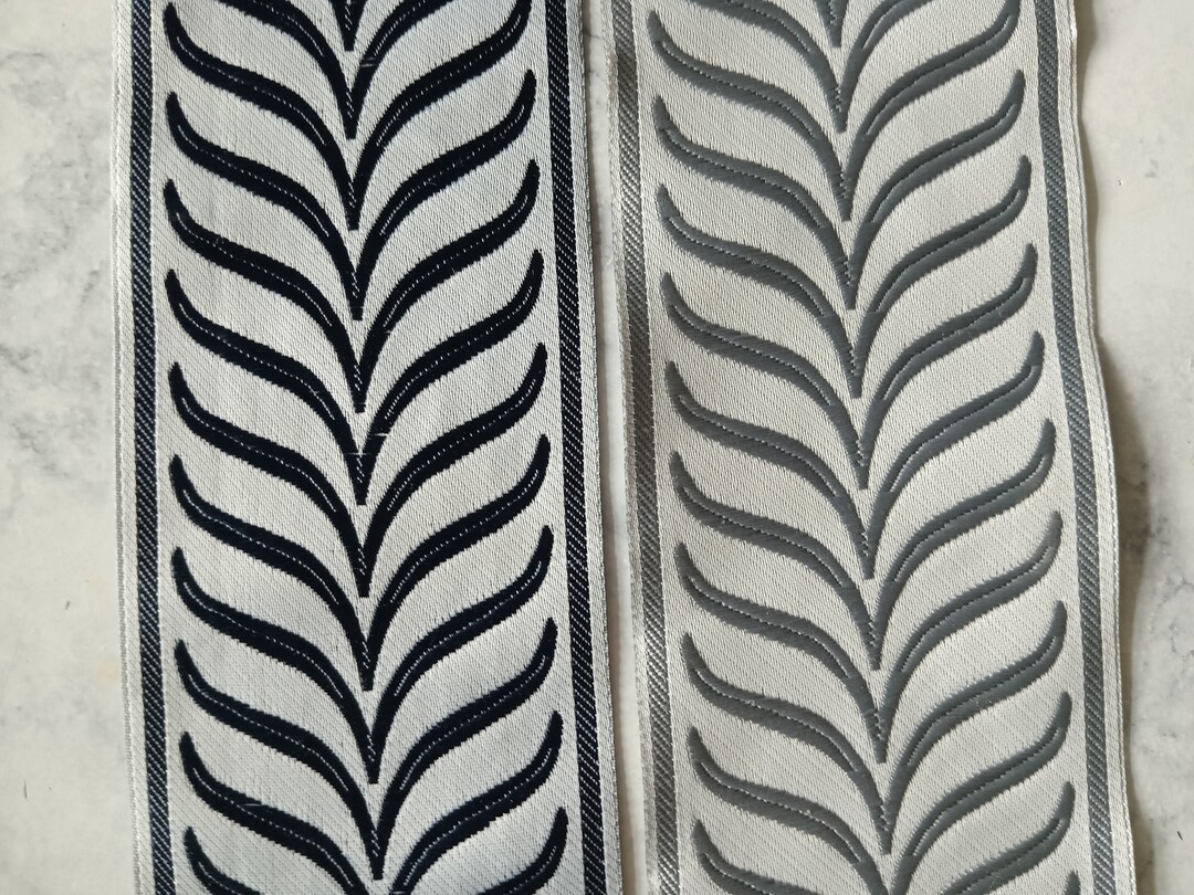 Fabric Embroidery Tape Decorative Trim for Curtains Border Cushion by ...
